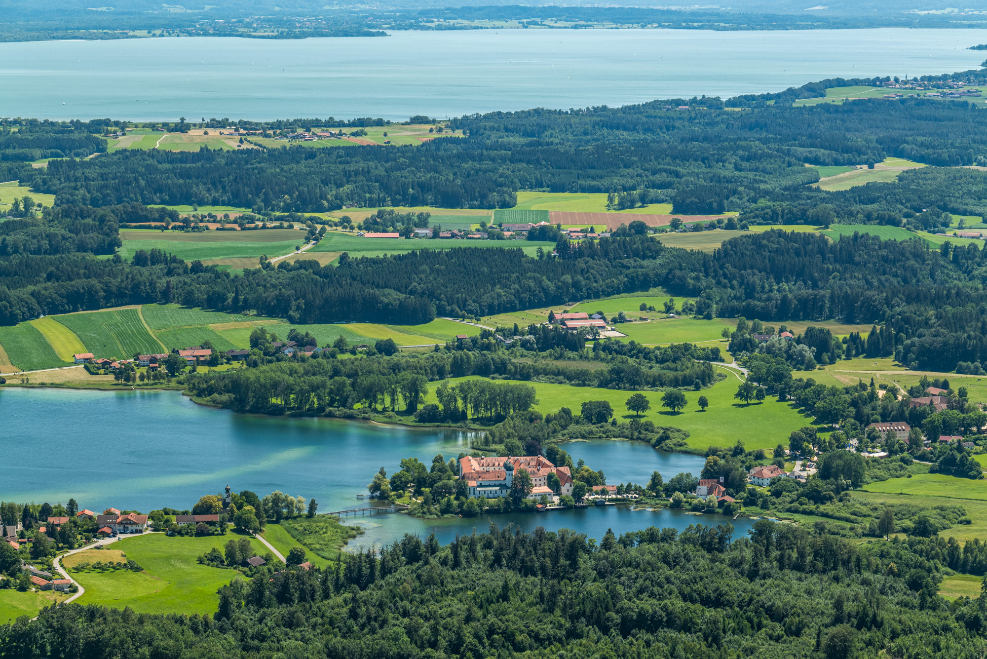 Kloster Seeon aus der Luft gesehen – Samerberger Nachrichten