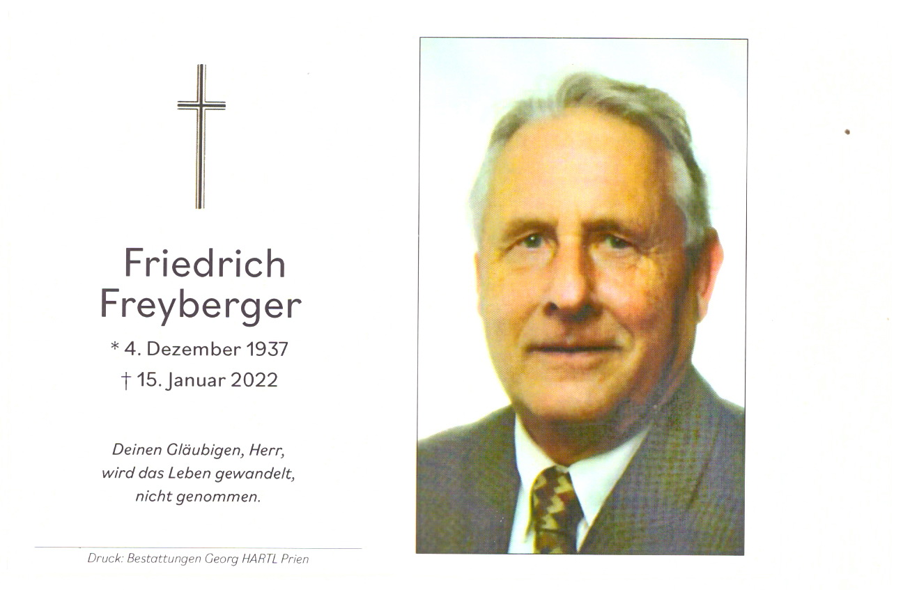 Am Grab von Lehrer und Musiker Friedrich Freyberger – Samerberger ...