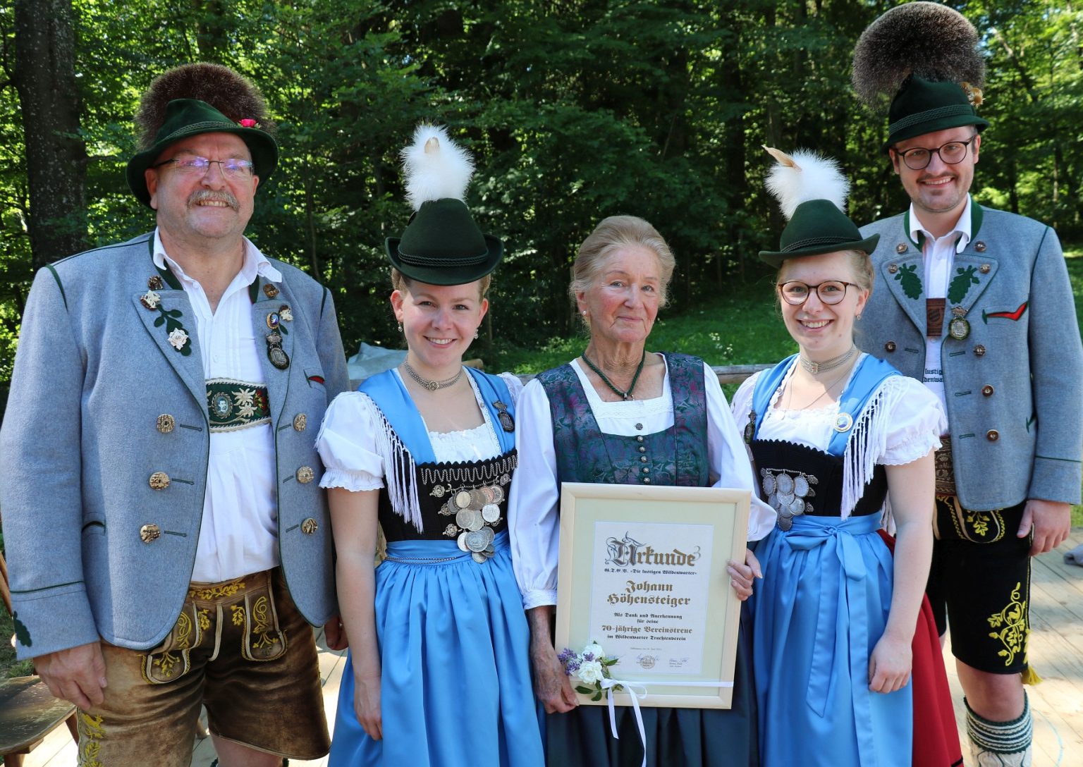 Ehrungen beim Trachtenverein Wildenwart – Samerberger Nachrichten