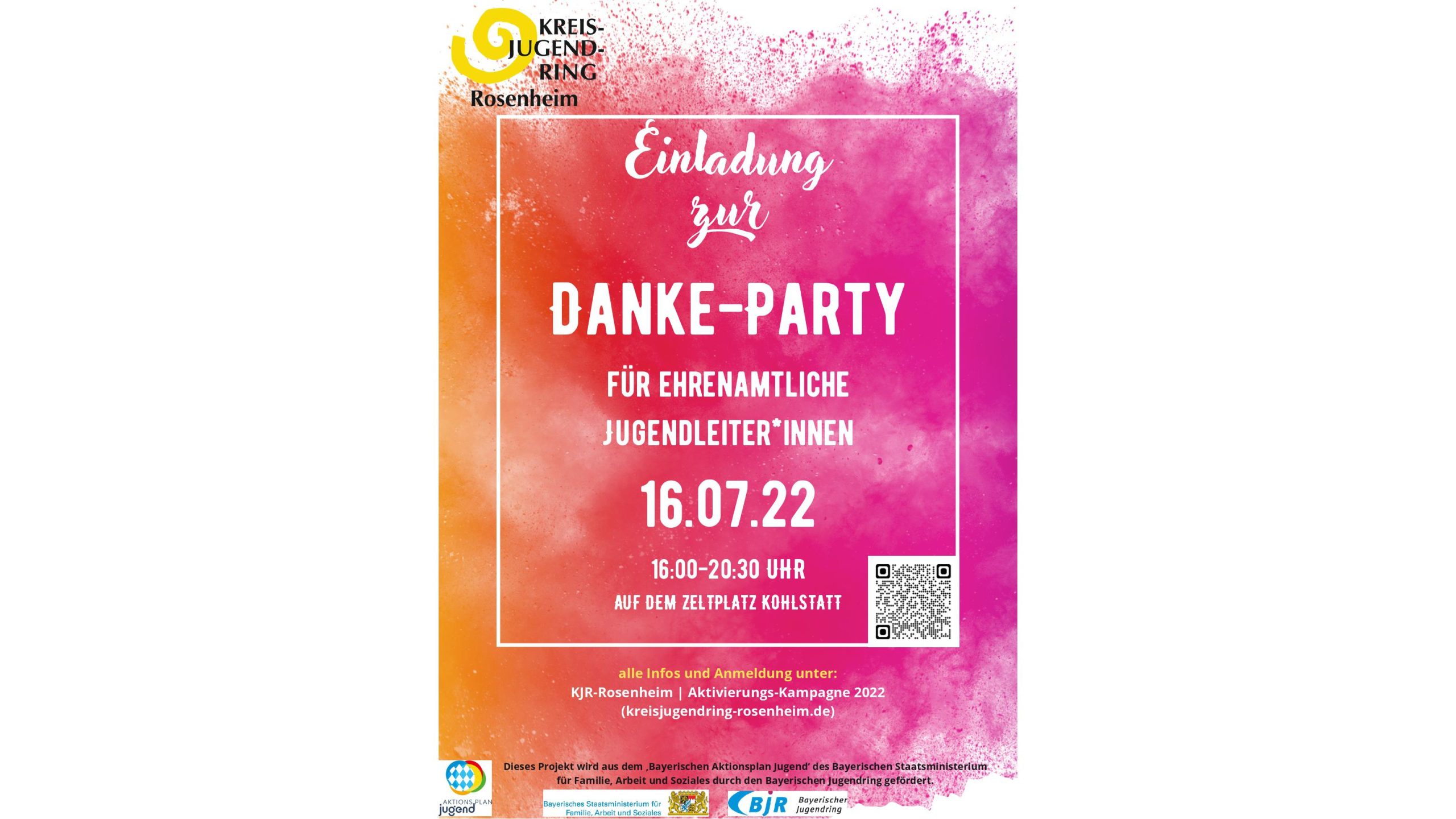 Danke-Party vom Kreisjugendring Rosenheim – Samerberger Nachrichten