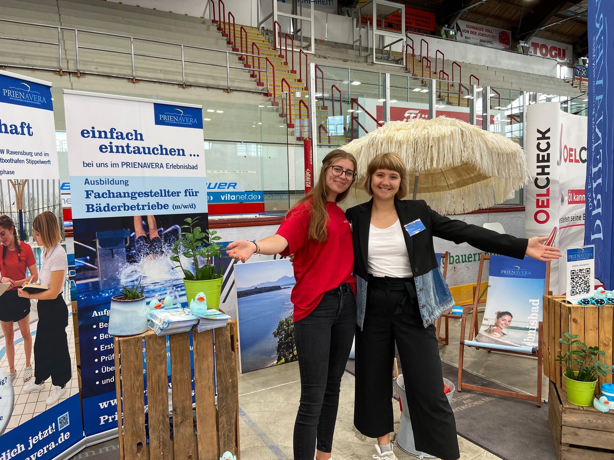 Prienavera Erlebnisbad auf Ausbildungsmesse im ROFA-Stadion ...