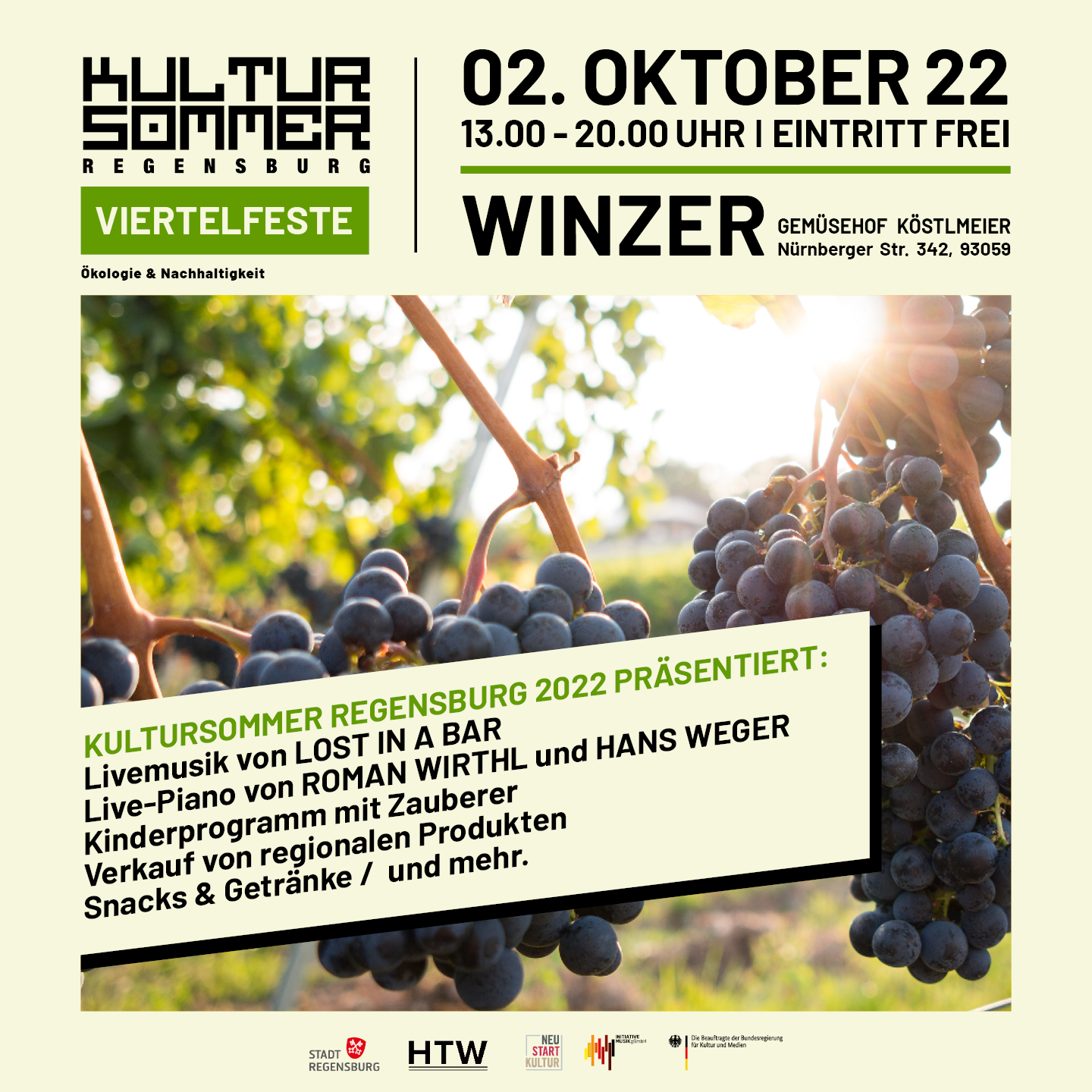 Kultursommer Regensburg: Viertelfest der Winzer – Samerberger Nachrichten