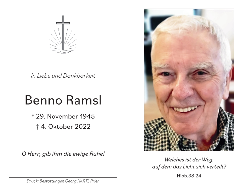 Am Grab von Benno Ramsl aus Rainermühle – Samerberger Nachrichten