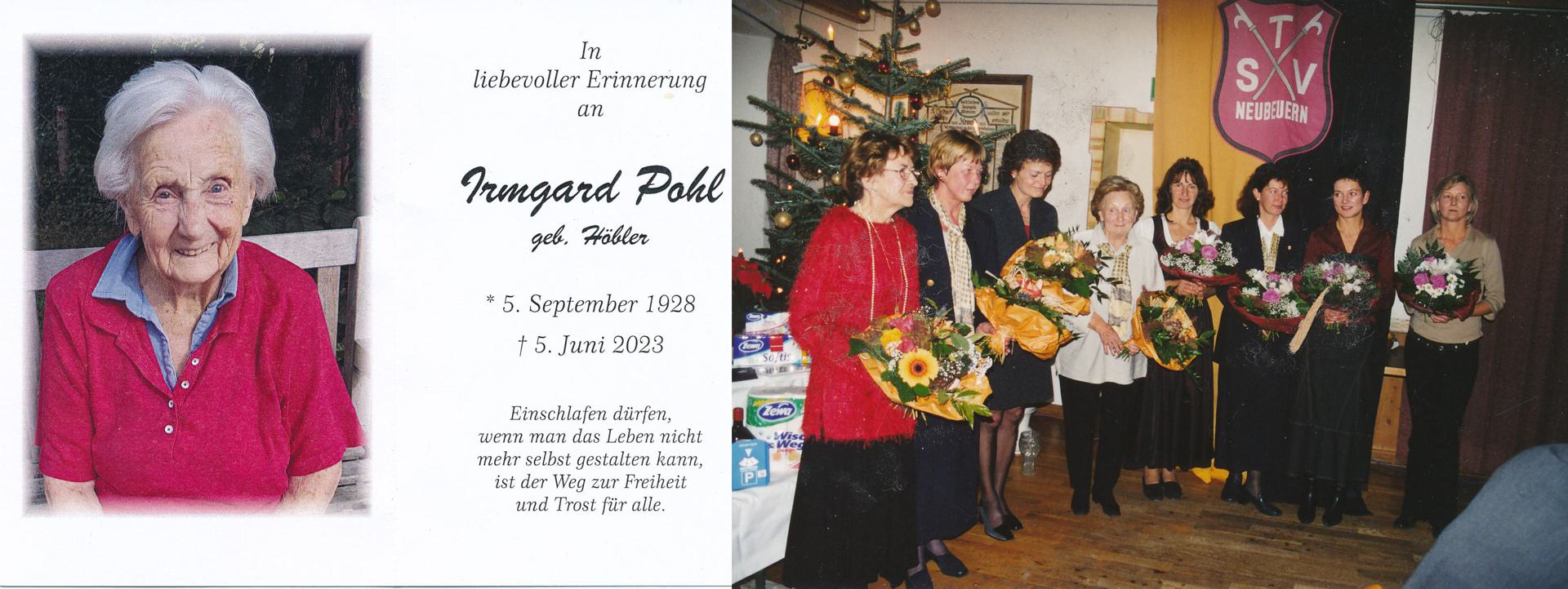 Am Grab von Irmgard Pohl aus Neubeuern – Samerberger Nachrichten