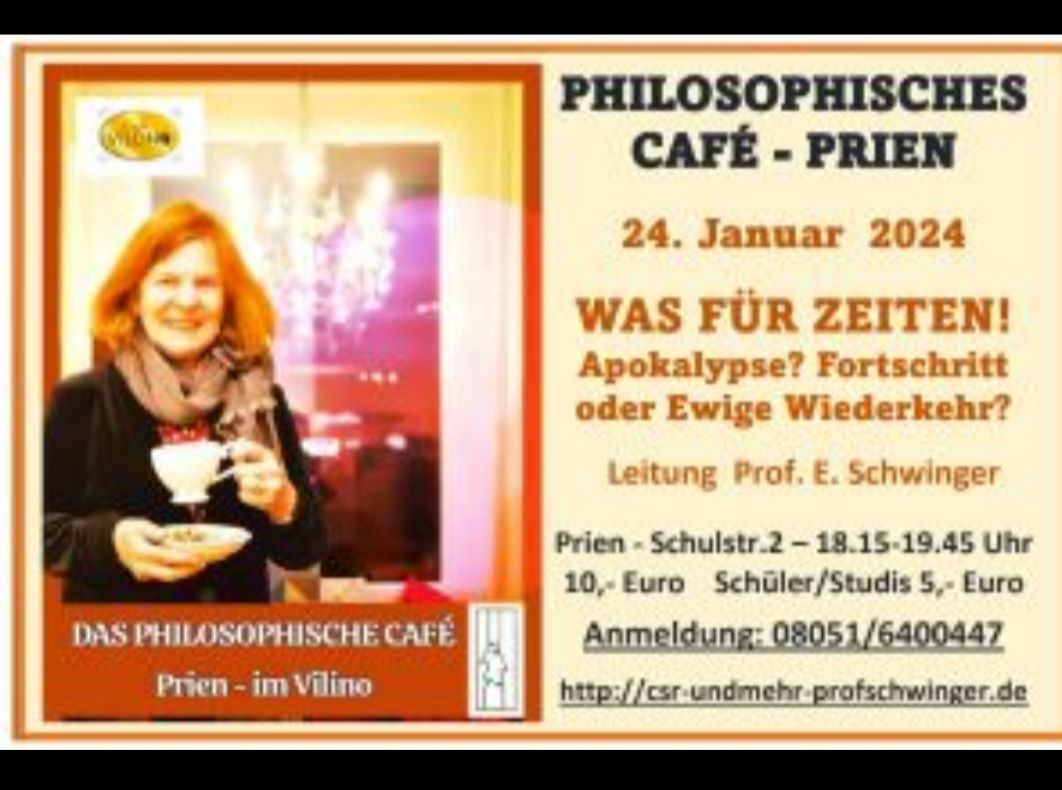 Einladung: Philosophisches Cafe in Prien – Samerberger Nachrichten