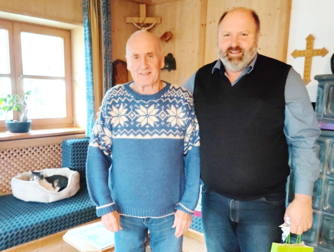 Schleching: 80. Geburtstag Emil Huber – Samerberger Nachrichten