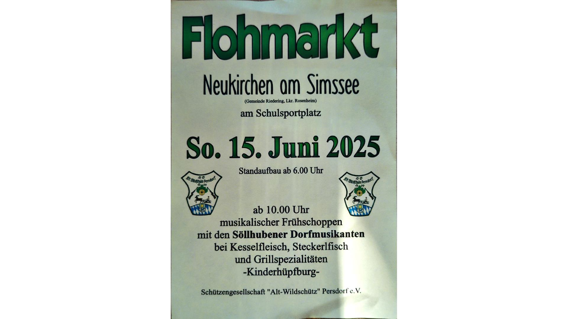 Flohmarkt in Neukirchen am Simssee – Samerberger Nachrichten