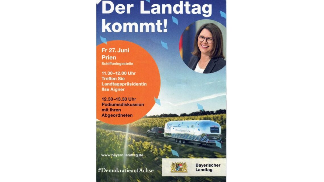 Landtag kommt nach Prien – Samerberger Nachrichten